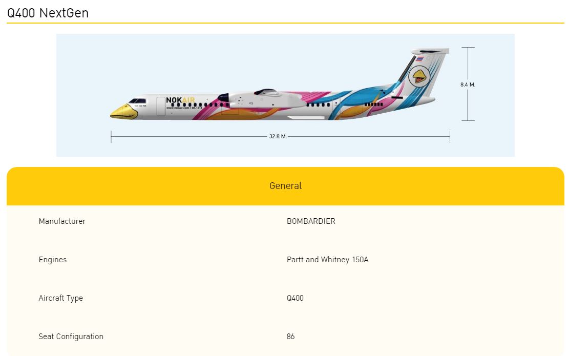 Nok mini（DHC-Q400）に乗る。※DD8414便 - 海外引きこもりブログ（ピサヌロークに居座る）